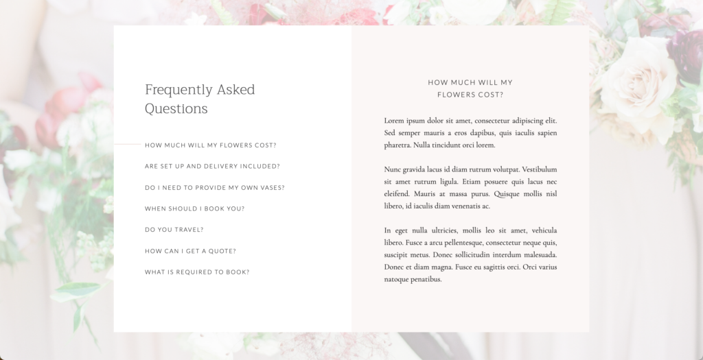 5 Must-Have Sections to Include on Your Website - alexcollierdesign.com