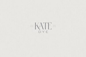 Custom Brand and Logo for Kate Dye Photography - alexcollierdesign.com